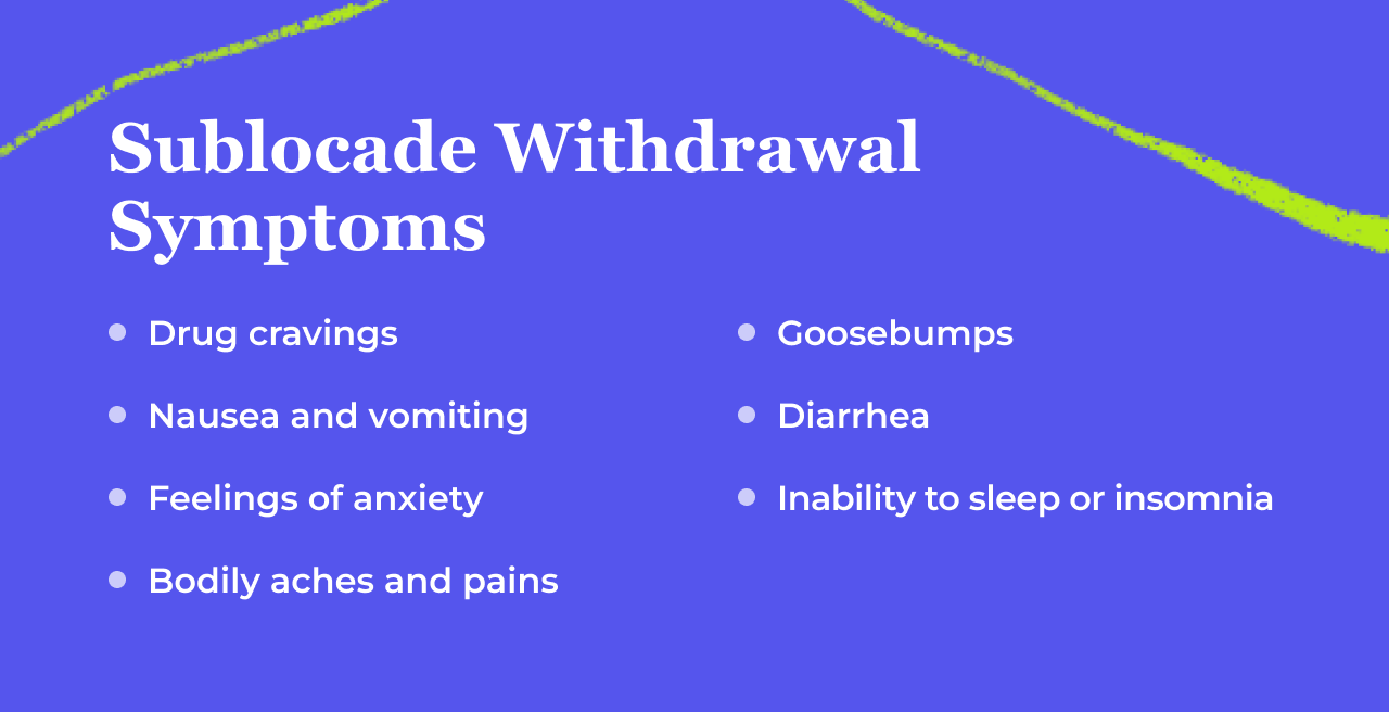 Sublocade Withdrawal Timeline & Symptoms